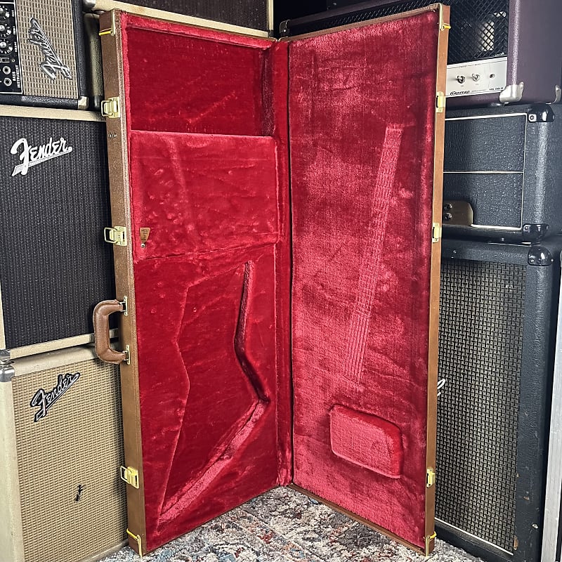 2010s Gibson USA Explorer Brown & Red Hardshell Case! | Reverb