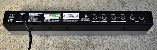 Behringer BTR2000 Auto Chromatic Rack Tuner Metronome and | Reverb