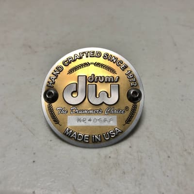 DW Collector’s Series Gold Badge (Bass Tom Snare Drum) with | Reverb