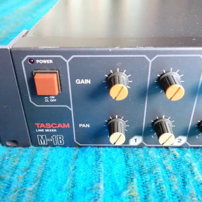 Tascam M-1B 8 Channel Line Mixer - 80's Analog Summing Mixer | Reverb
