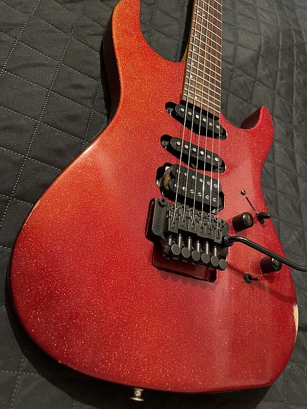 Hamer Centaura 1991 Red Sparkle | Reverb