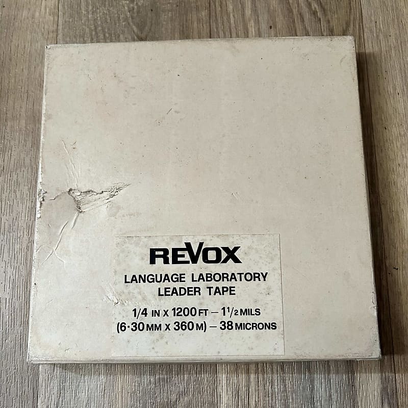 Revox Langage Laboratory Leader Tape NEW | Reverb