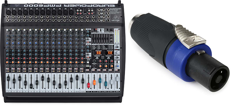 Behringer Europower PMP6000 20-channel 1600W Powered Mixer | Reverb