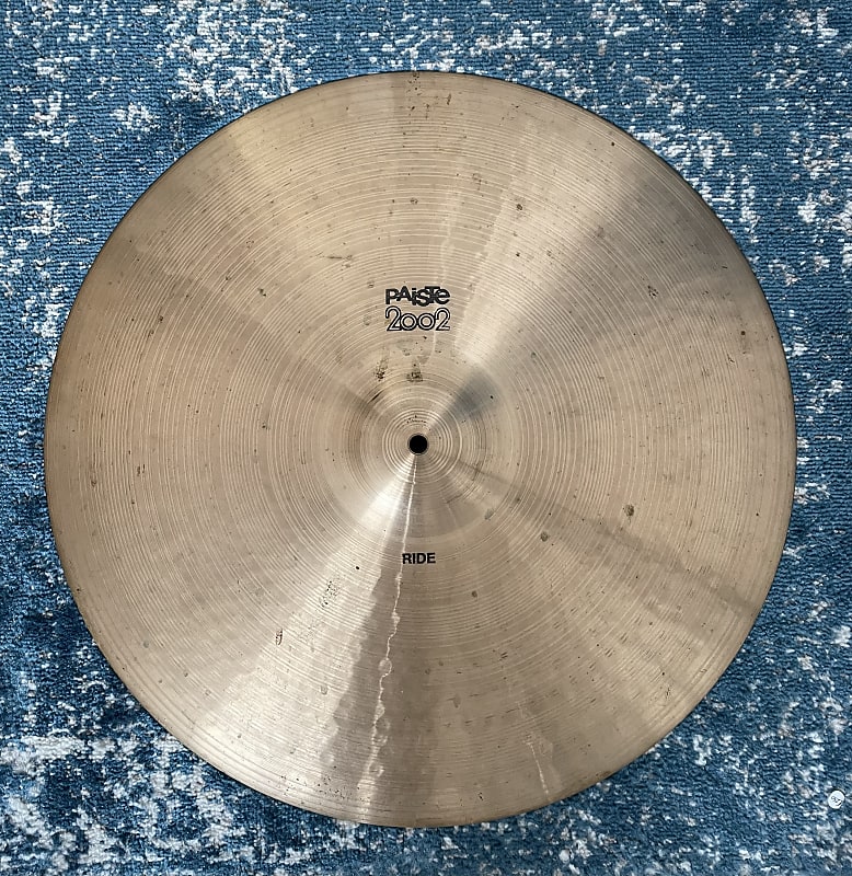 VIDEO! 22” Paiste 2002 Black Label Ride | Reverb UK