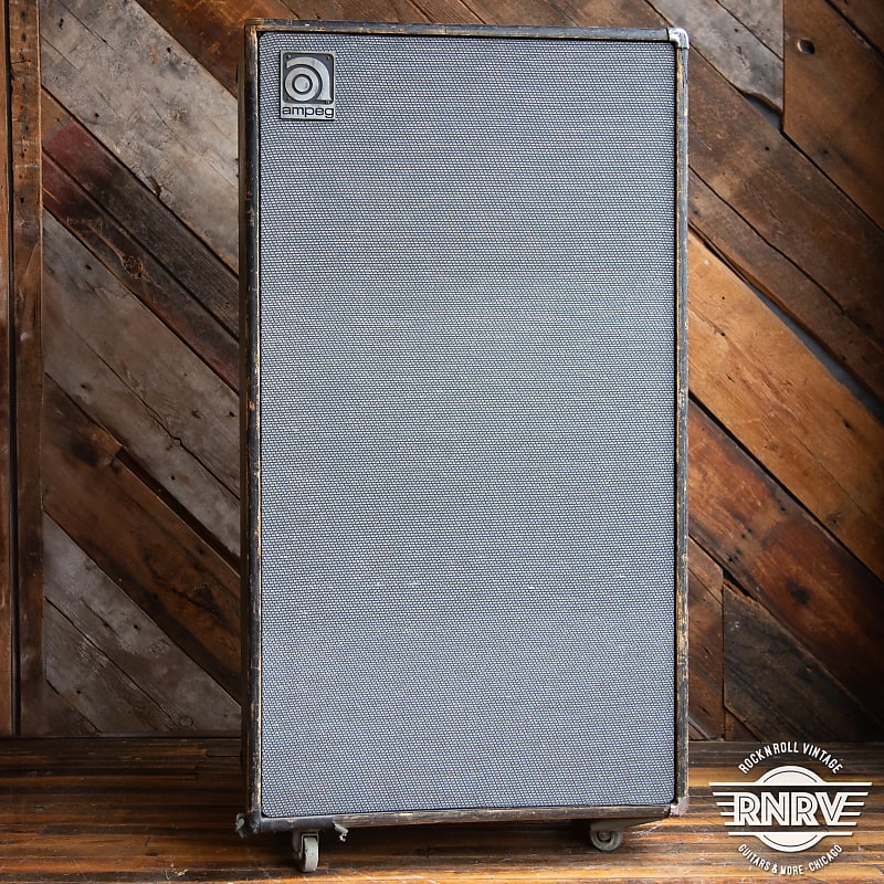 1970s Ampeg SVT 8x10 Bass Cabinet Flatback Cabinet | Reverb