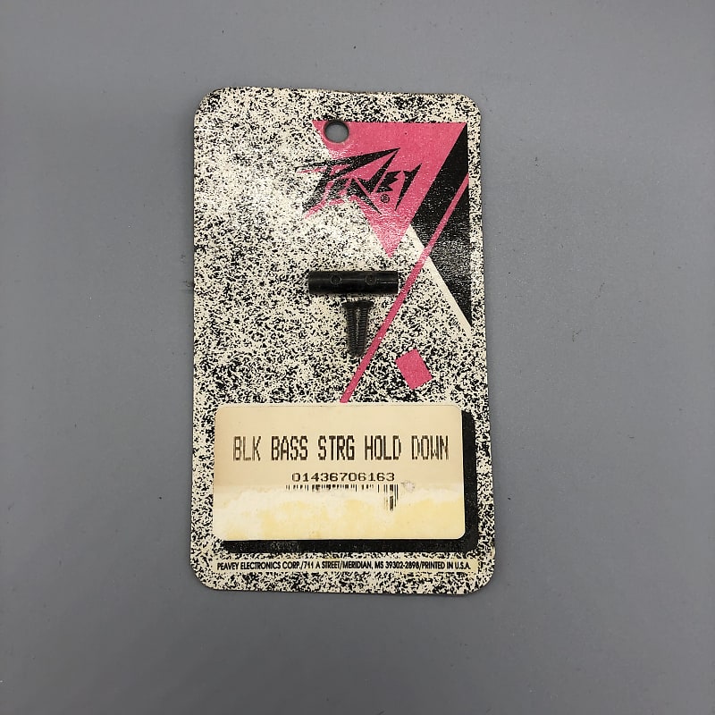 Vintage Peavey Black Bass String Hold Down (String Tree | Reverb