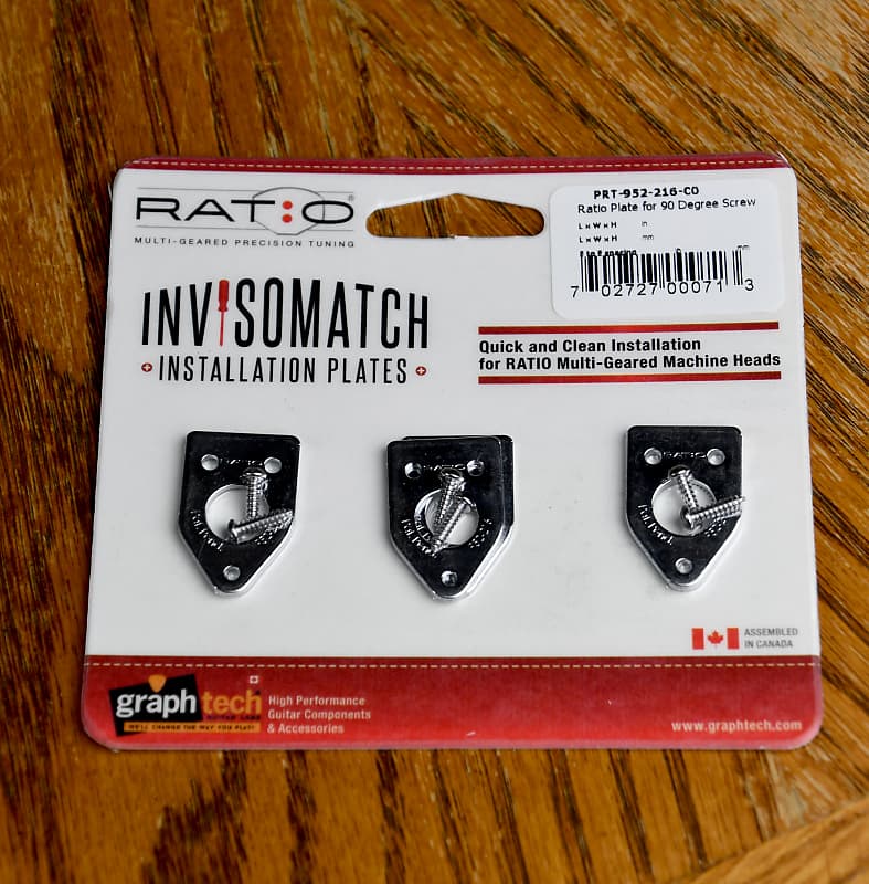 Graph Tech Ratio InvisoMatch Premium Mounting Plates For 90 | Reverb