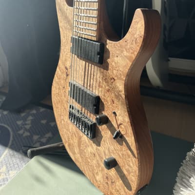 Kiesel Carvin DC800 Burled Maple 8-String with Case (USA) | Reverb