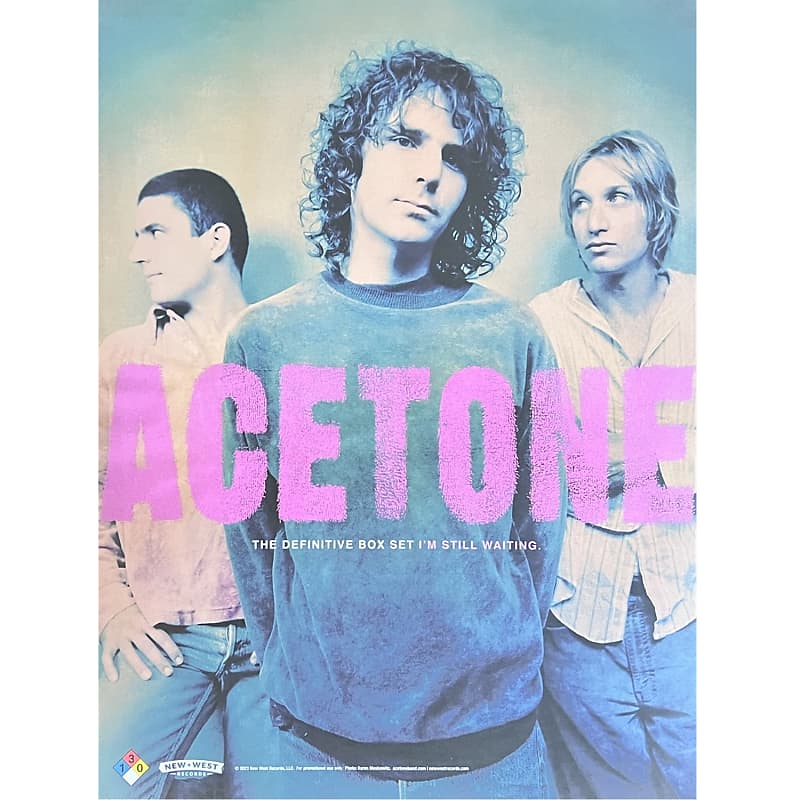 ACETONE - I'm Still Waiting Ltd Ed New HUGE RARE Tour Poster | Reverb