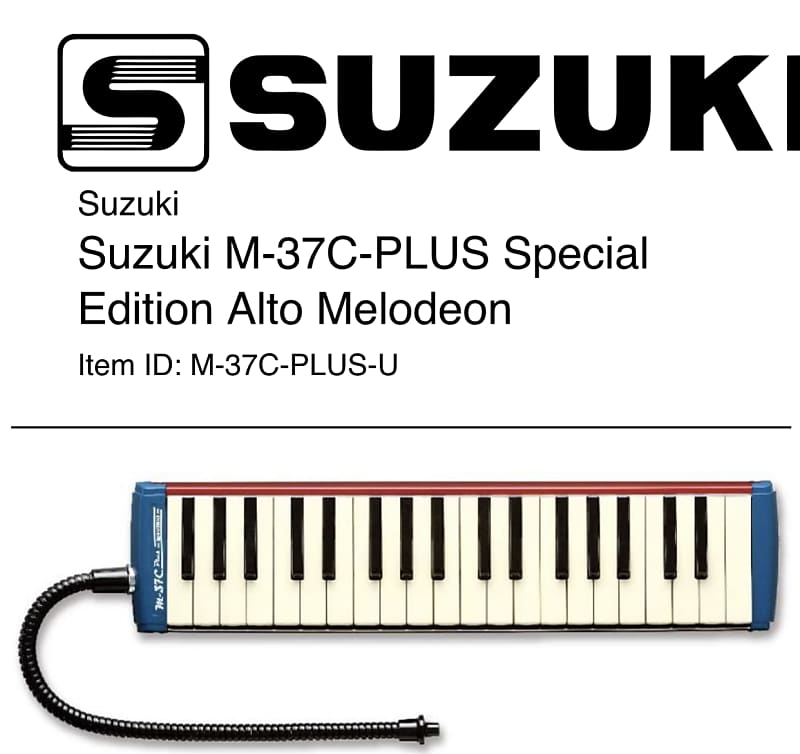 Suzuki M-37C-PLUS Special Edition Alto Melodeon Item ID: | Reverb