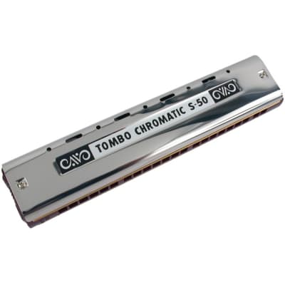Tombo Chromatic Single S-50 Harmonica | Reverb