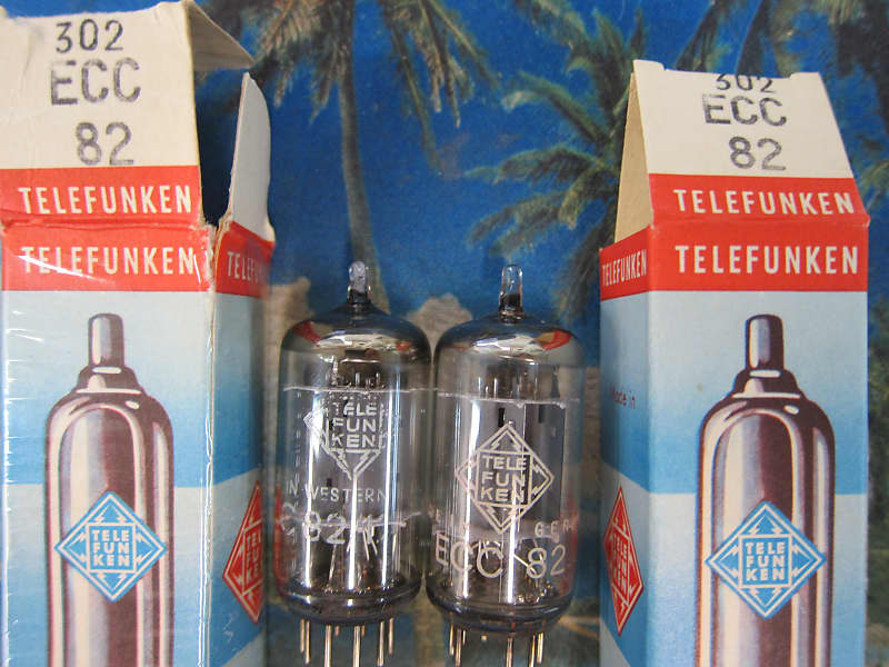 Pr Vintage Telefunken ECC83 12ax7 Tubes,1960s, Smooth | Reverb