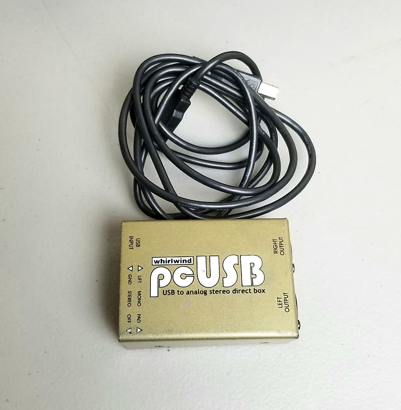 Whirlwind PCUSB PC USB Audio Interface/Direct Box | Reverb