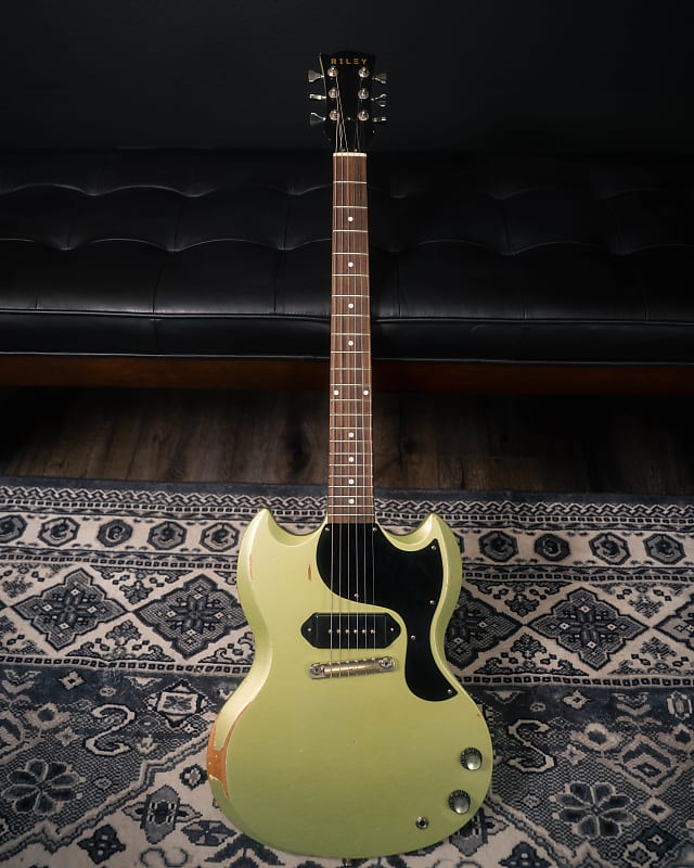 Riley Nomad Sage Green Metallic Relic | Reverb UK