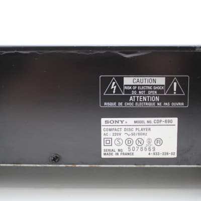 Sony CD Player CDP - 690 | Reverb