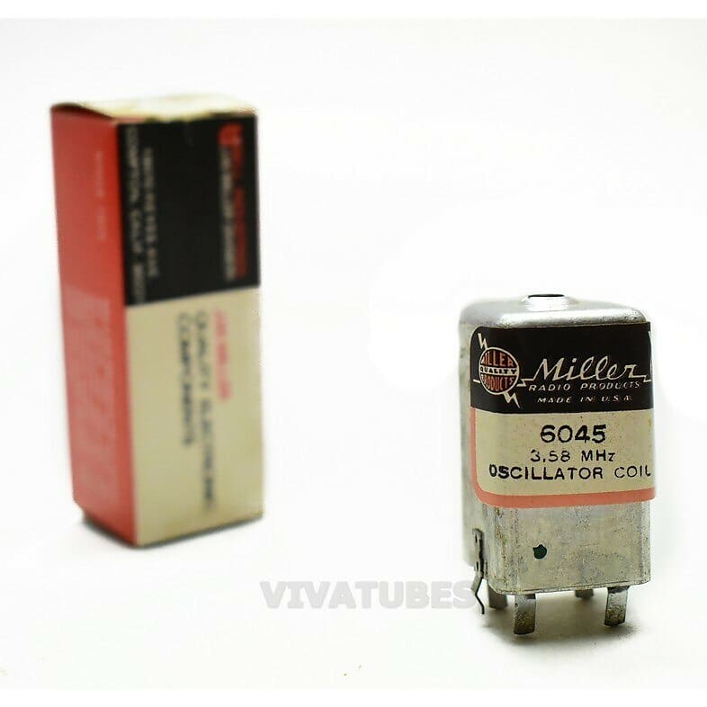 NIB NOS Miller 6045 3.58 MHz. Oscillator Coil 2" | Reverb UK