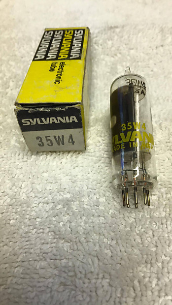 Sylvania 35W4 vacuum tube NOS | Reverb