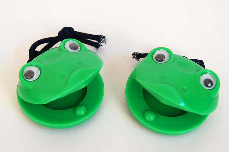 Plastic Frogs Castanet Pair Fleet G10-4 | Reverb