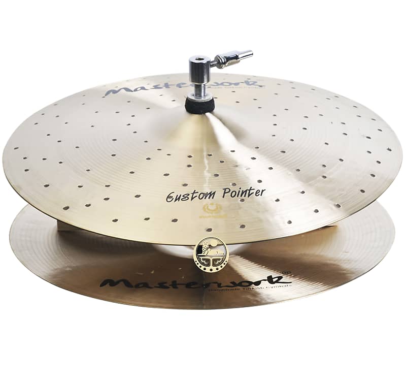 Masterwork Cymbals 15" Custom Pointer Hi-Hat Paper Thin | Reverb