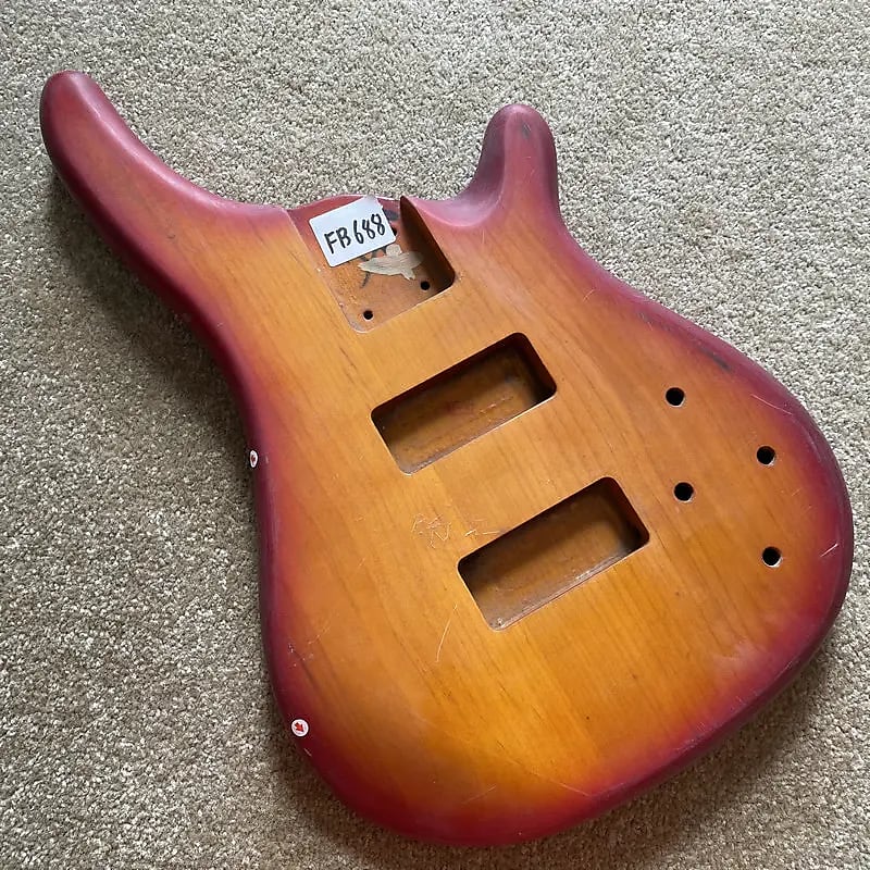 Sunburst Electric Bass Guitar Body | Reverb UK