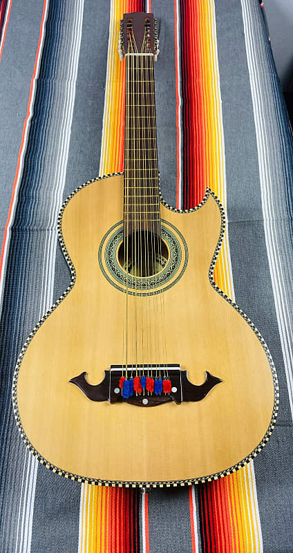 Paracho Elite Guitars Hidalgo Thin Body Bajo Sexto w/ Fishman | Reverb
