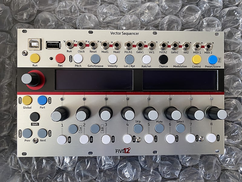Five12 Vector Sequencer 2022 Silver | Reverb