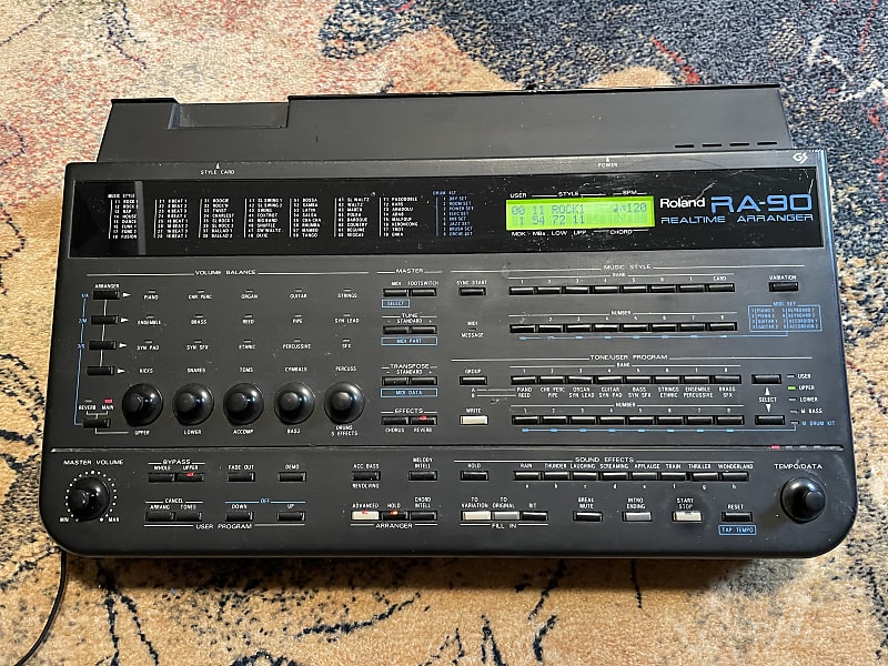 Roland RA-90 Realtime Arranger 1991 - Black | Reverb