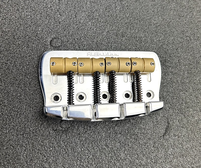 AlBridge Parts CQM419 4-String Quick Release Bridge For Jazz | Reverb