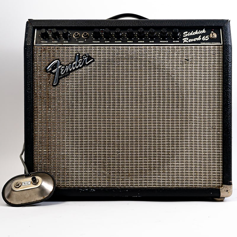 Fender Sidekick Reverb 65 Rivera Designed Blackface Guitar | Reverb