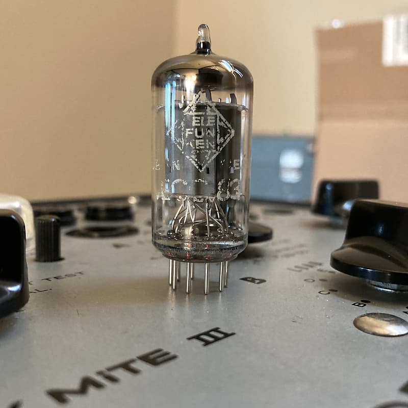 Telefunken Smooth Plate 12AX7/ECC83 Tube - Diamond Bottom - | Reverb