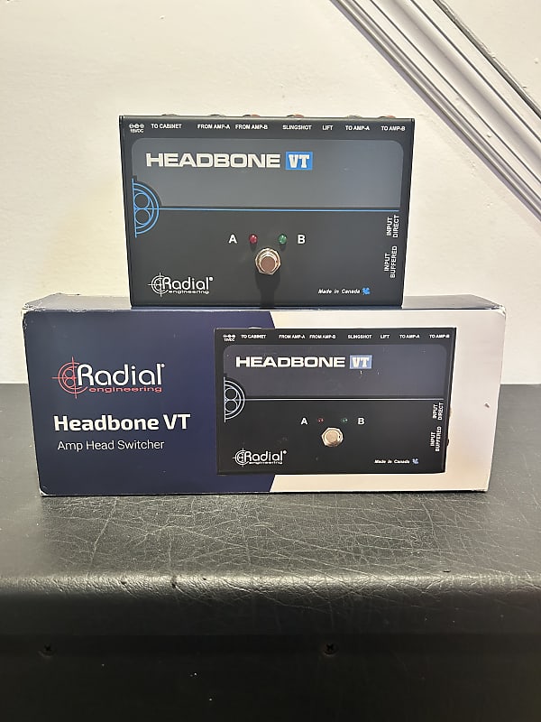 Radial Headbone VT Tube Amp Head Switcher Pedal | Reverb