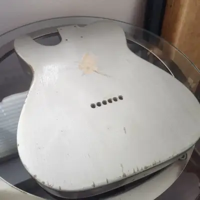 Fender Telecaster Body 2023 Inca Silver Aged Nitrocellulose | Reverb