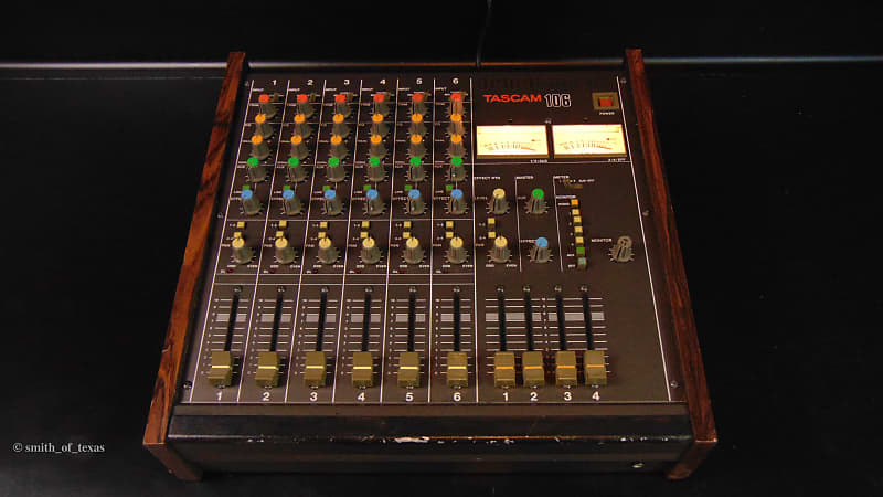 TASCAM M-106 1980's - Brown | Reverb