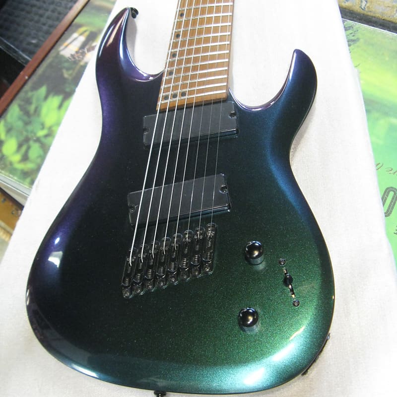 Harley Benton R-458FFB 2021 - Flip Flop Blue 8 String | Reverb