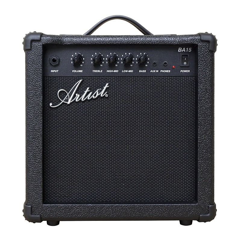 Artist BA15 15W Bass Guitar Amplifier with mp3 Input | Reverb UK