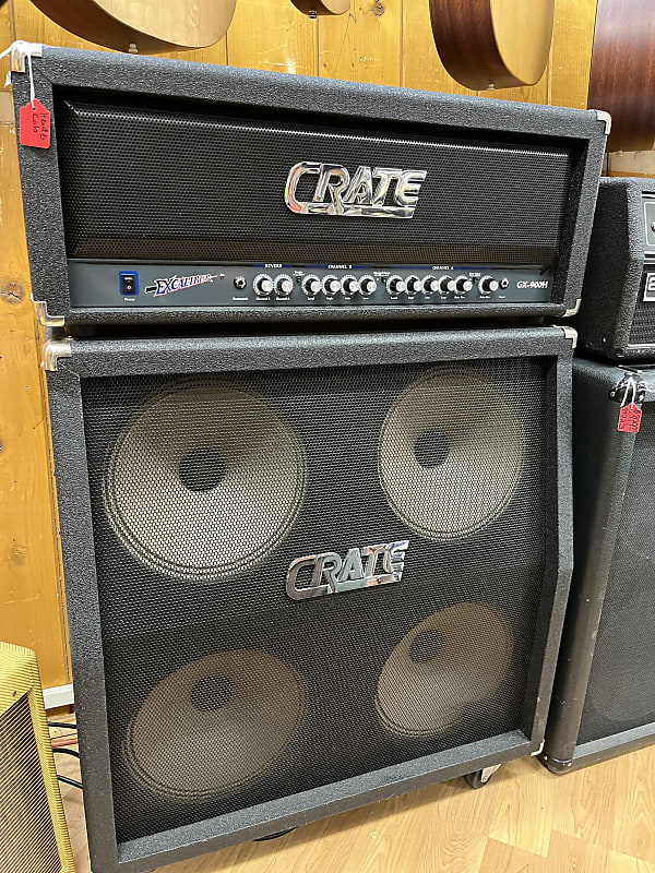 Crate Excalibur GX-900H Head With 412S 4x12" Cabinet Combo | Reverb