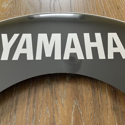 Yamaha SH24-250BLH 24" Logo Bass Drum Head Black NOS Free | Reverb