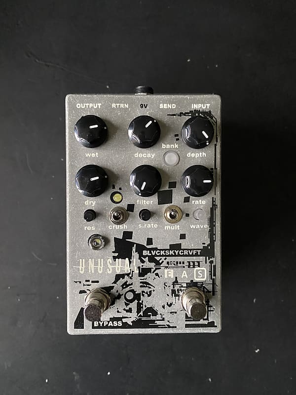 Blackskycraft Unusual EAS Modulated Bitcrusher Reverb Pedal | Reverb