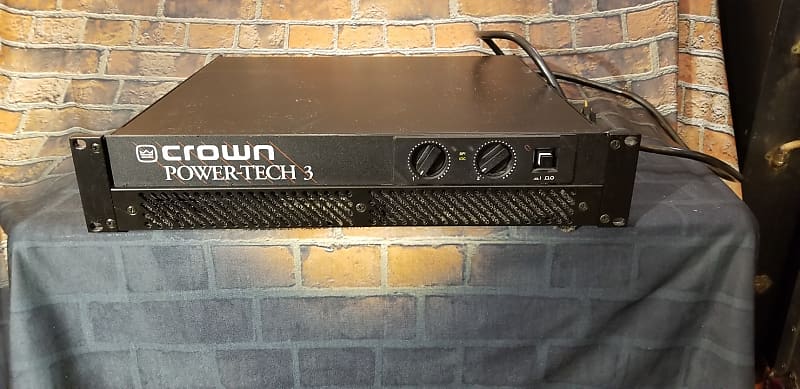 Crown Power-Tech 3 Power Amp Black | Reverb