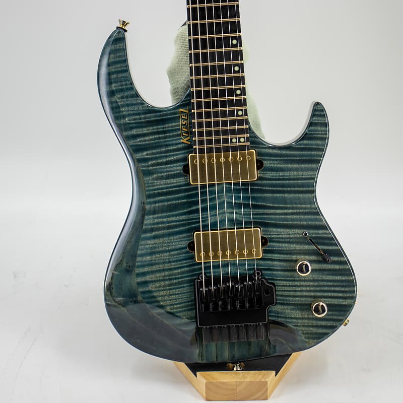 Used Kiesel 7-String Osiris in Aurora Blue w/ Gig Bag | Reverb