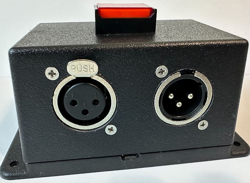 Latching Red Illuminated Push-to-Talk Control Push Button | Reverb