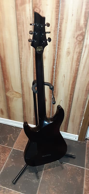 Schecter C-1 Snow Leopard 6 String Electric Guitar | Reverb