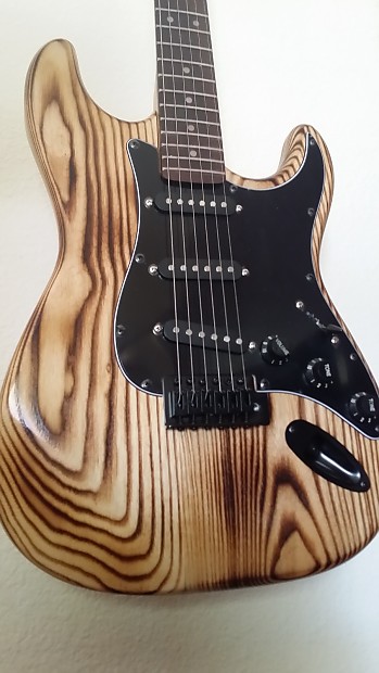Custom Stratocaster Torched Ash | Reverb