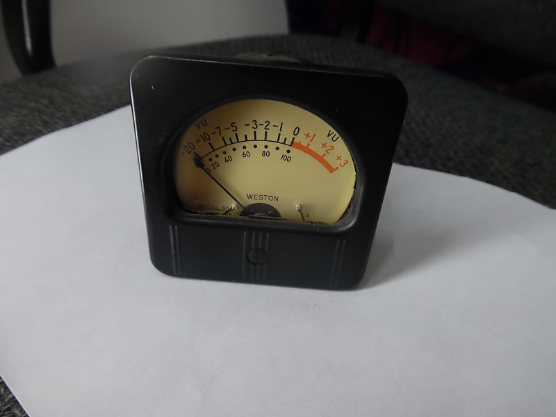 Weston Vintage VU Meter 506 Collins Fairchild 1950's | Reverb