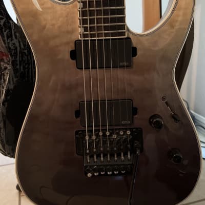ESP LTD MH1007 FR QMBF 2019 - Black Fade | Reverb