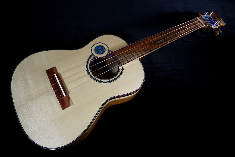 Custom Kula 'Big Blue Marble' Tenor Ukulele / | Reverb