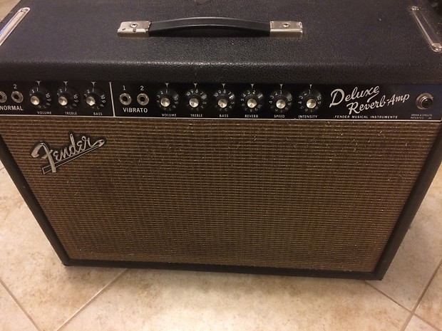 Fender Deluxe Reverb 1965 Real one sounds good looks pretty | Reverb