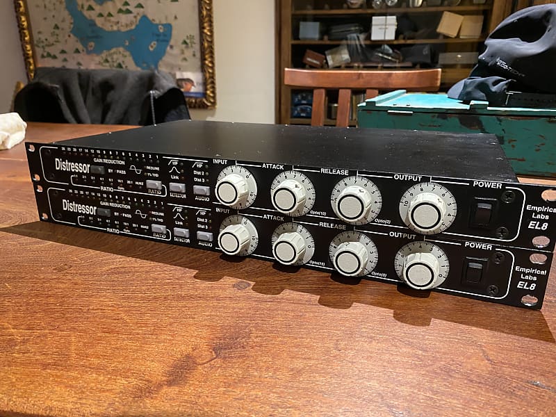 Empirical Labs EL8 Distressor Pair 1990s - Black | Reverb