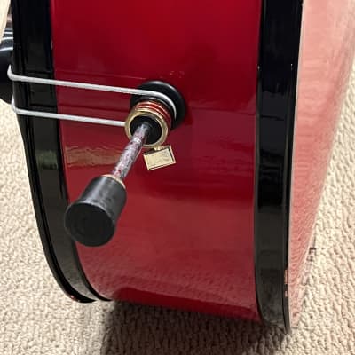 King Double Bass Slap King 2004 - Vampire Blood Red Upright | Reverb