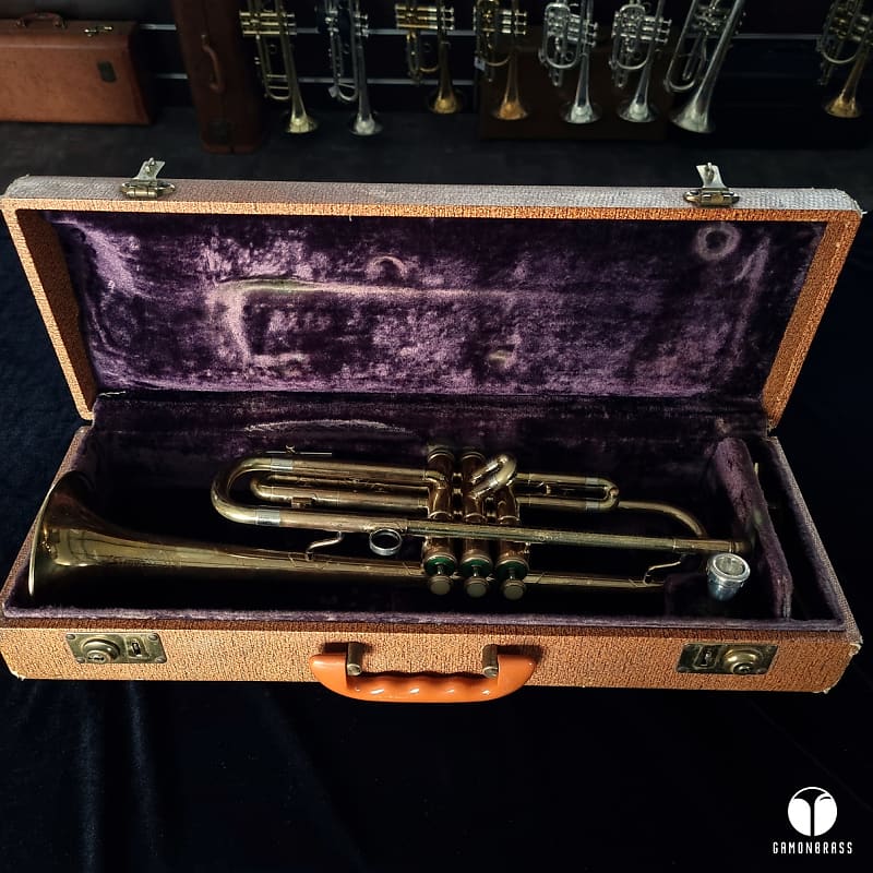 Transitional F. E. Olds & Son Ambassador trumpet case | Reverb
